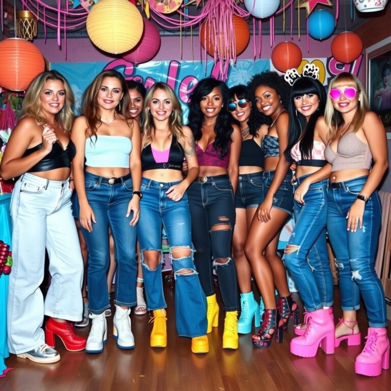 90s Bachelorette Party Outfit Ideas for Nostalgic Fun