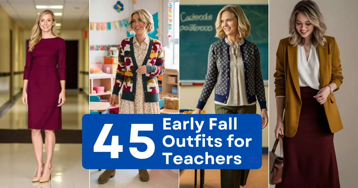 45 Early Fall Outfits for Teachers To Look Class Ready - Outfit Glance