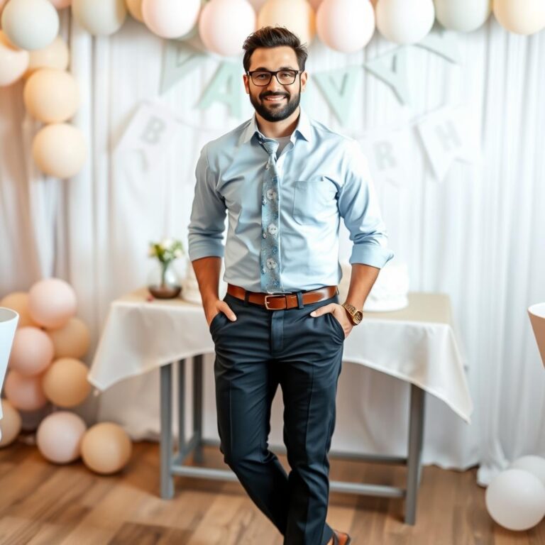 Stylish Baby Shower Outfits for Dad to Wear