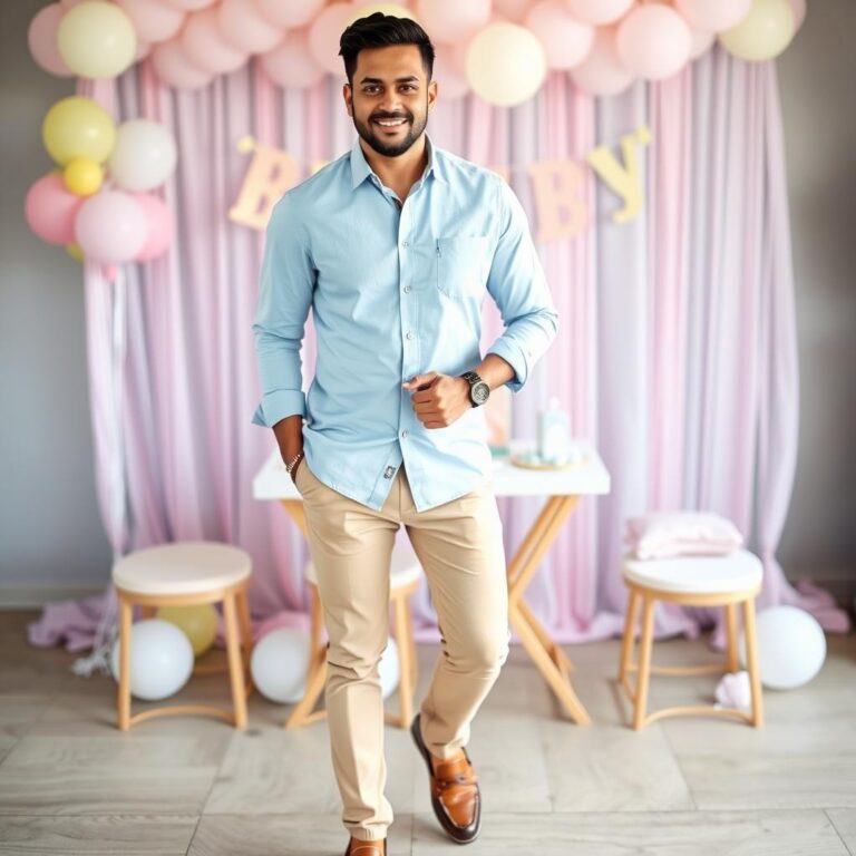 Stylish Baby Shower Outfits for Dad to Wear