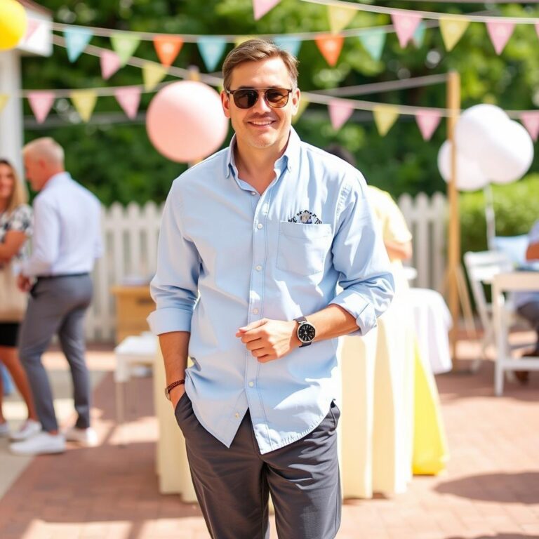 Stylish Baby Shower Outfits for Dad to Wear