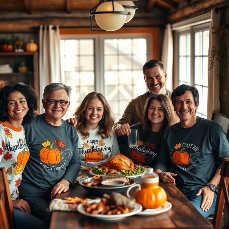 Thanksgiving Shirt Ideas for Family: Festive Styles