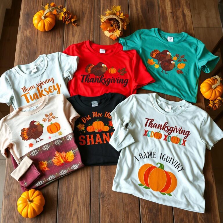 Thanksgiving Shirt Ideas for Family: Festive Styles