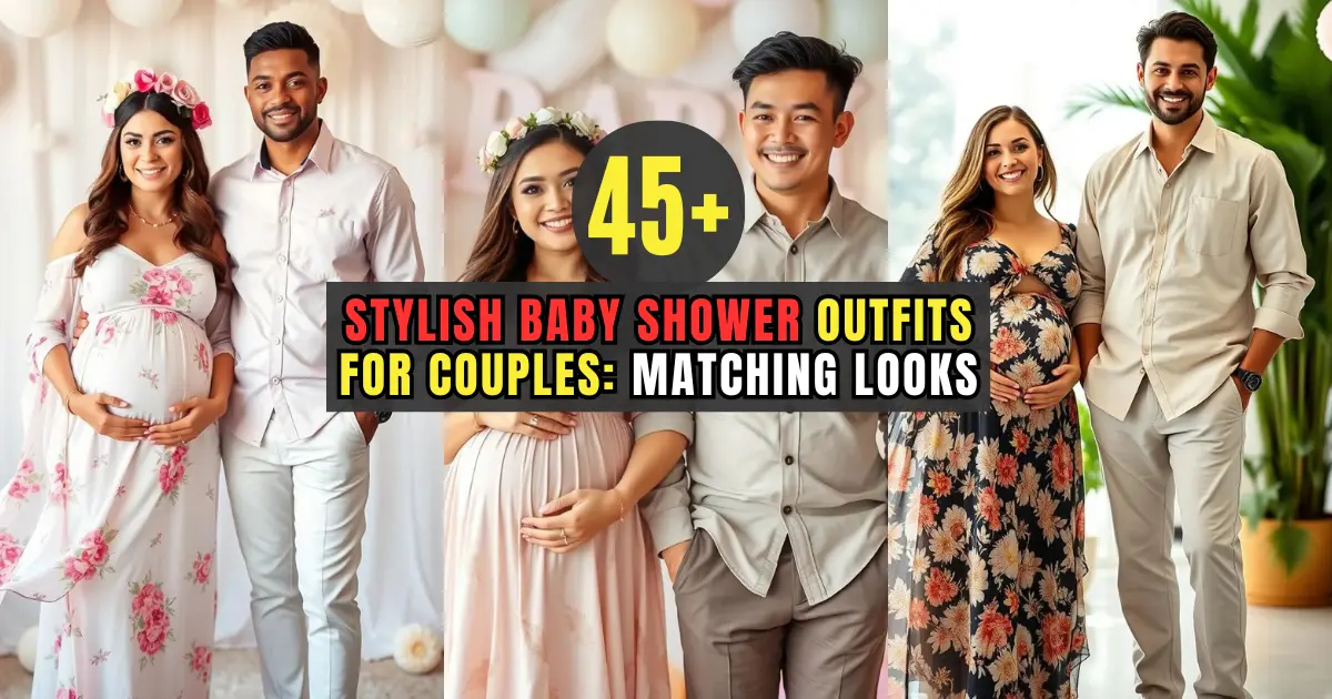 Stylish Baby Shower Outfits for Couples: Matching Looks